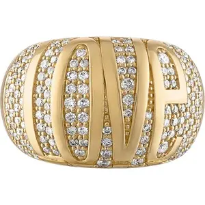 EDEN PRESLEY Express Yourself Dome Ring - Yellow Gold