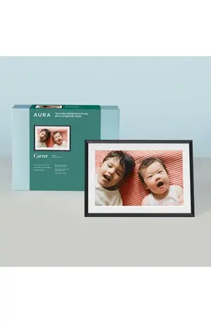 AURA FRAMES Carver 10-inch Hd Digital Photo Frame With Mat