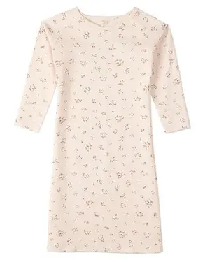 MINIMOI Cotton Pullover Nightgown - Soft Pink