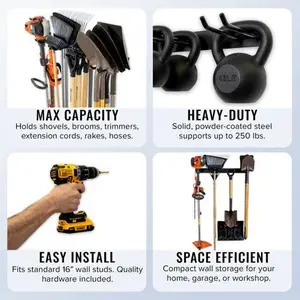 STOREYOUR Bedrock Garage Tool Organizerat