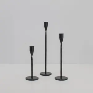 CG HUNTER Charlotte Candleholders - Black