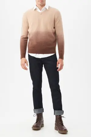 Mr Turk Timothy Ombre Crewneck Sweater