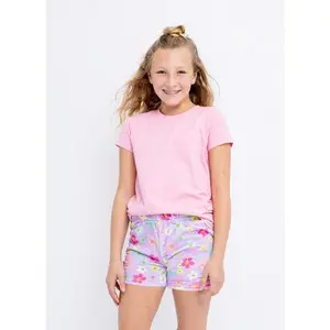 PREPPY GOOSE Daisy Smiles Plush Lounge Short