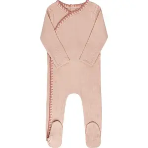 ELY'S & CO. Whip Stitch Collection Footie - Pink
