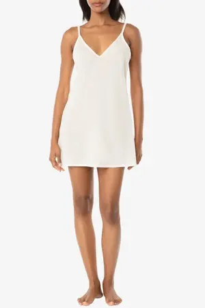 Helen Jon V-neck Slip - Ivory