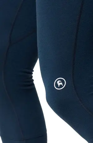 BACKCOUNTRY Cedars Rws Merino Midweight 3/4 Baselayer Bottom - Midnight Blue