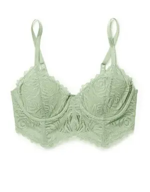 ADORE ME Lucinda Contour Demi Bra - Medium Green