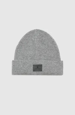 ANINE BING Carley Beanie - Medium Heather Grey
