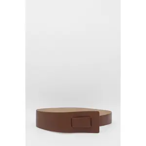 STIVALI NEW YORK Sonia Knot Tie Leather Belt - Brown