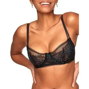 ADORE ME Evah Unlined Balconette Bra - Black