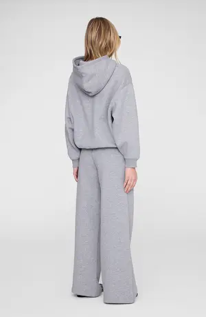 ANINE BING Monogram Kacey Sweatpant - Medium Heather Grey