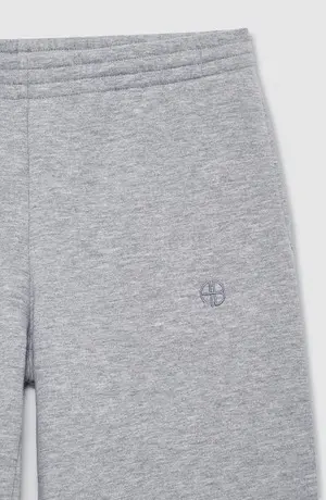 ANINE BING Monogram Kacey Sweatpant - Medium Heather Grey