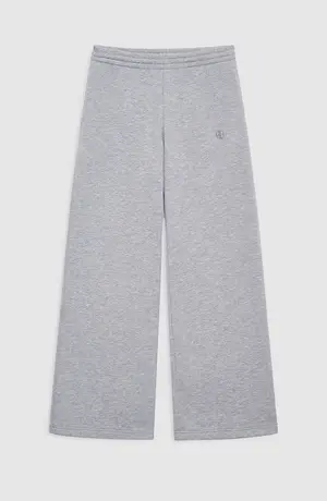 ANINE BING Monogram Kacey Sweatpant - Medium Heather Grey