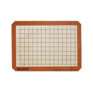 SILPAT Premium Non-stick Half Sheet Gridded Baking Mat - Orange