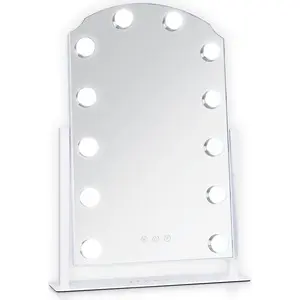 ZADRO Scalloped Edge Hollywood Led Vanity Mirror White