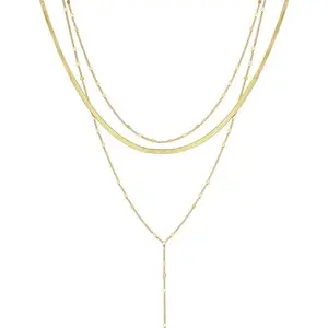 PANACEA Layered Y-necklace - Gold
