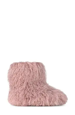 UGG Classic Short Fluff Momma Genuine Shearling Bootie - Fawn