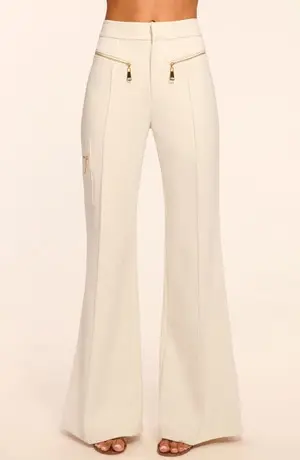 Ramy Brook Emory Zip Pocket Flare Leg Pants