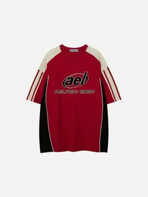 AELFRIC EDEN Color Block Speedway Tee