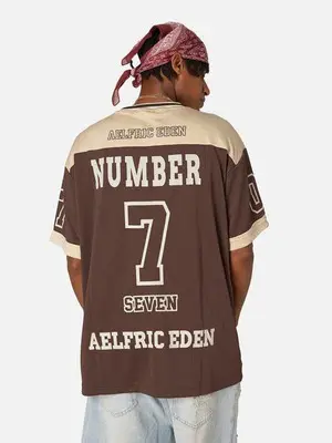 AELFRIC EDEN Color Block Short Sleeve T-shirt
