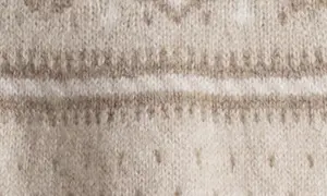 Khaite Guy Fair Isle Cashmere Sweater - Light Multi