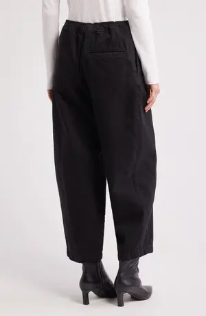 Topshop Cotton Twill Balloon Trousers