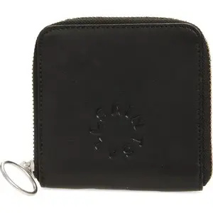 ALLSAINTS Arlo Leather Zip Wallet Black