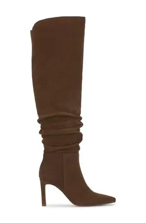 Jessica Simpson Emetta Pointed-toe Over-the-knee Boot - Maple Oil Suede