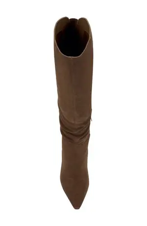 Jessica Simpson Emetta Pointed-toe Over-the-knee Boot - Maple Oil Suede