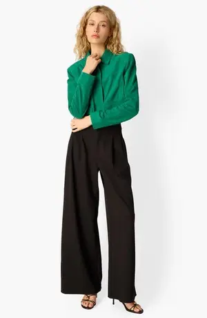 Cami Nyc Sullivan Suede Jacket - Verdant