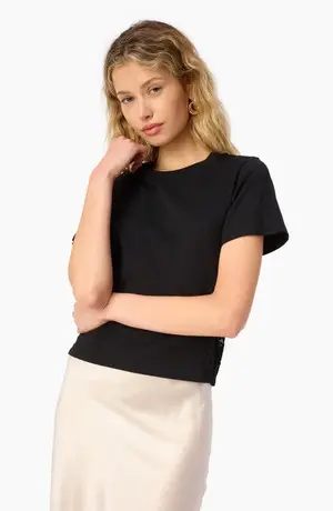 Cami Nyc Cebra Lace Inset Cotton T-shirt