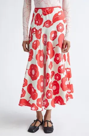 Marimekko Tassit Tumma Maxi Skirt