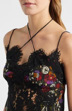 Farm Rio Rococo Flowers & Lace Camisole