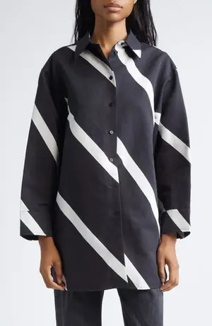 Marimekko Heitto Basso Cotton & Linen Shirt