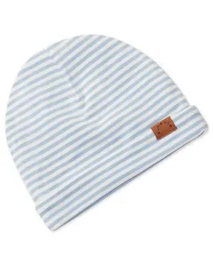MINIMOI Striped Footie Set - Ice Blue