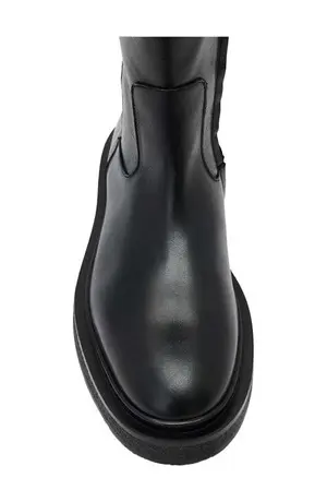 ALLSAINTS Escher Rider Knee High Boot - Black
