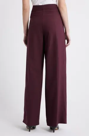 Mango Laura Pleated Wide Leg Pants