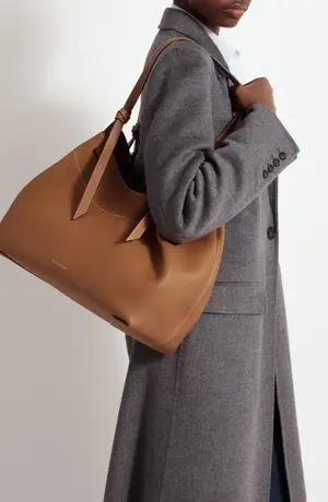 Strathberry Barra Leather Tote - Tan