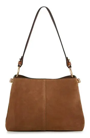 Strathberry Lana Suede Hobo Bag - Tan
