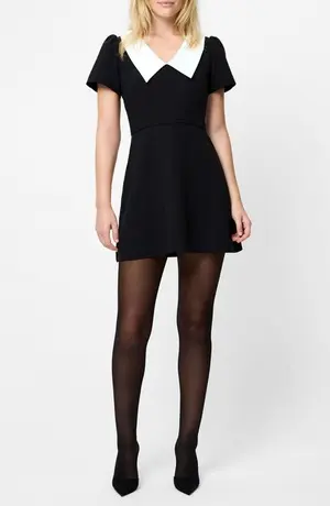French Connection Azra Collared Minidress