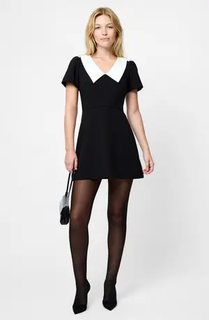 French Connection Azra Collared Minidress