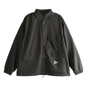 AND WANDER Crinkled Nylon Shirt Jacket