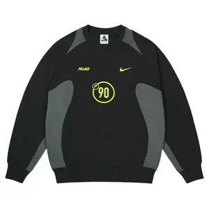 PALACE X Nike Total P90 Crewneck - Black