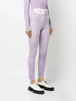 Patrizia Pepe High-waisted Belted Trousers