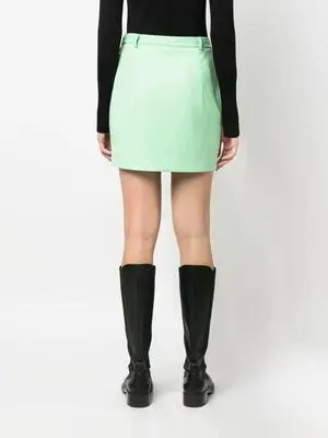 Patrizia Pepe Belted Straight Mini Skirt