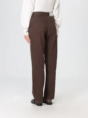 DUNST Straight Leg Jeans - Brown