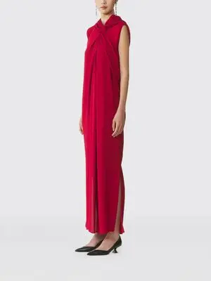 LANVIN Knotted Draped Maxi Dress