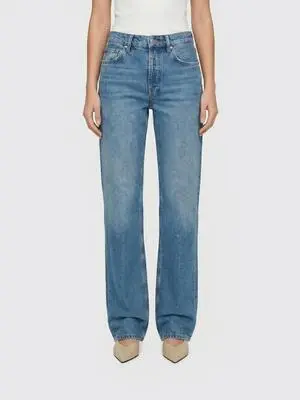ANINE BING Straight Leg Jeans - Blue