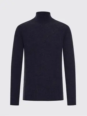 ROBERTO COLLINA Mock Neck Sweater - Blue