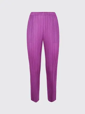Issey Miyake Pleated Trousers - Fuchsia
